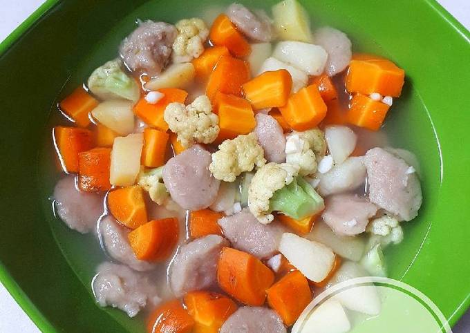 Resep Sop baso oleh Mistining Wahyu - Cookpad