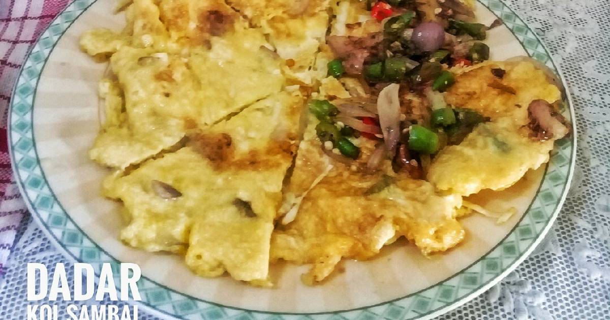 Resep Dadar Kol Sambal Embe oleh farida Sulthan 🇮🇩 (IG. Malika02782) - Cookpad