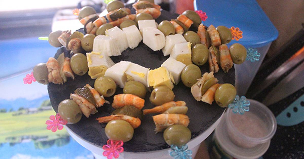 28 recetas muy ricas de pinchos de gamba y huevo compartidas por ...