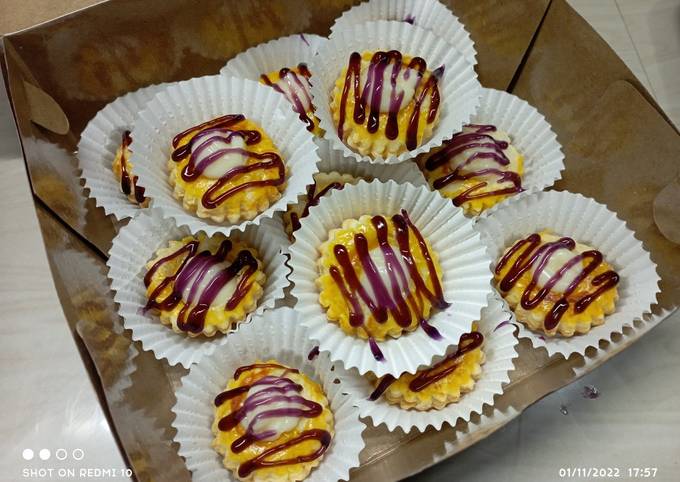 Resep Pastry Pie Vla Susu Blueberry oleh Silviani Maria - Cookpad