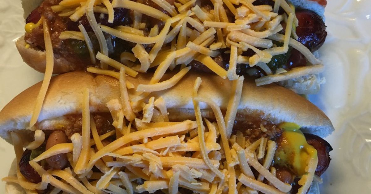 Chili Cheese Hotdogs Recipe By Jglehenbauer