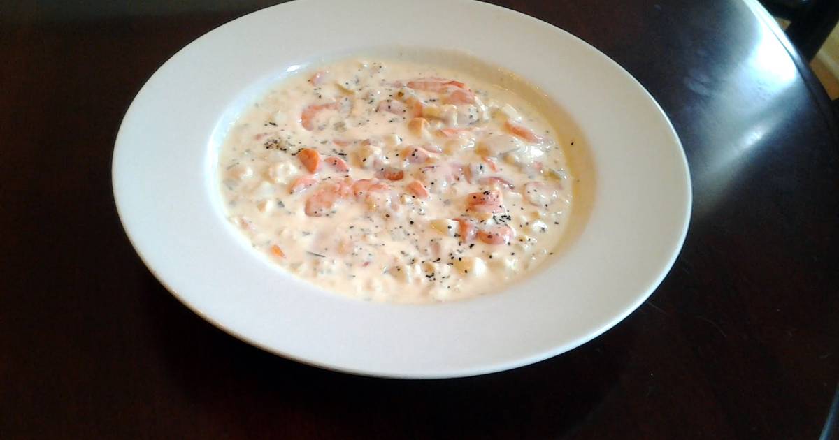 New England Clam and Shrimp Chowder Recipe by fenway - Cookpad