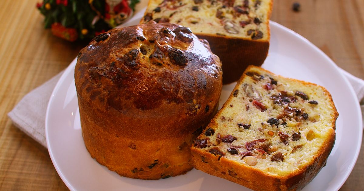 Rich Butter Panettone! Dried Fruits And Nuts Brioche Bread Recipe by ...