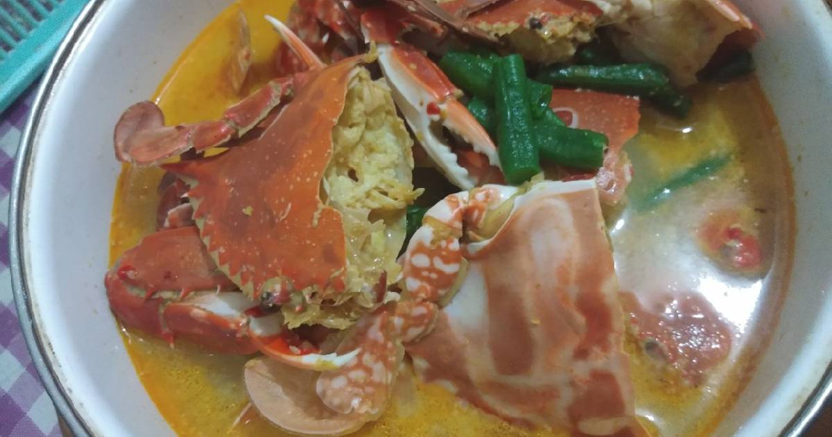 Resep Rajungan sayur santan oleh Virgin egin - Cookpad