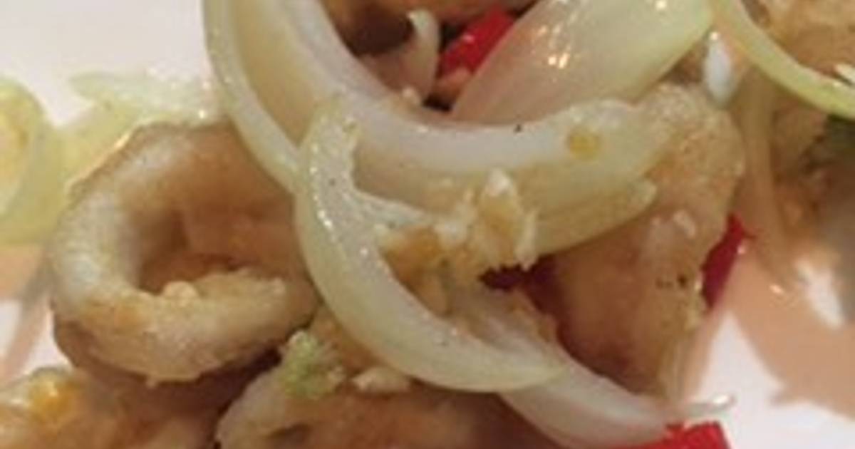 Resep Cumi goreng lada garam oleh Stephanie Rusli - Cookpad