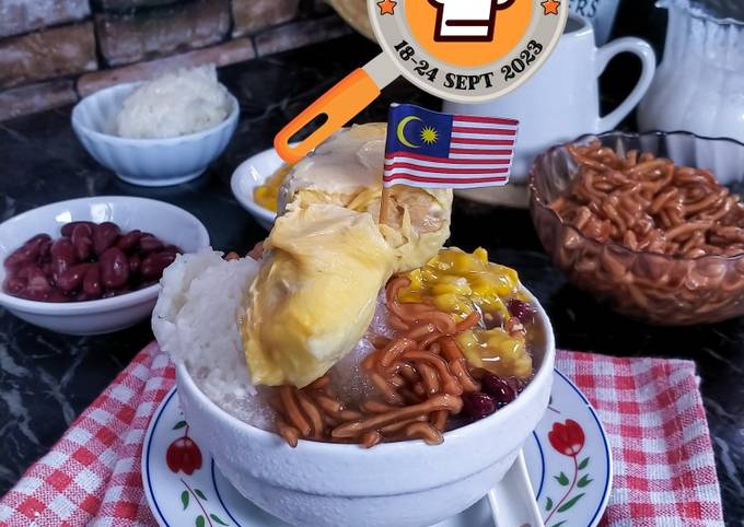 Resipi Cendol sagu rumbia durian kampung oleh Faizah Yahya(Mrs Peija ...
