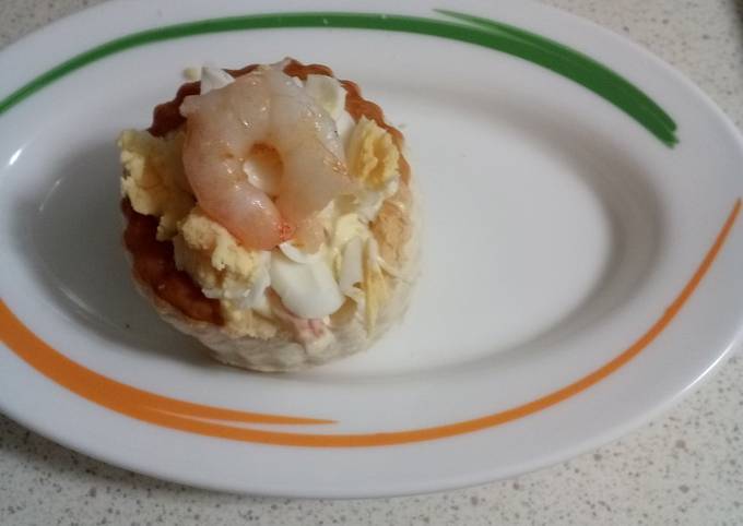 Volován de salmón Receta de Rosario Vergara Olea - Cookpad