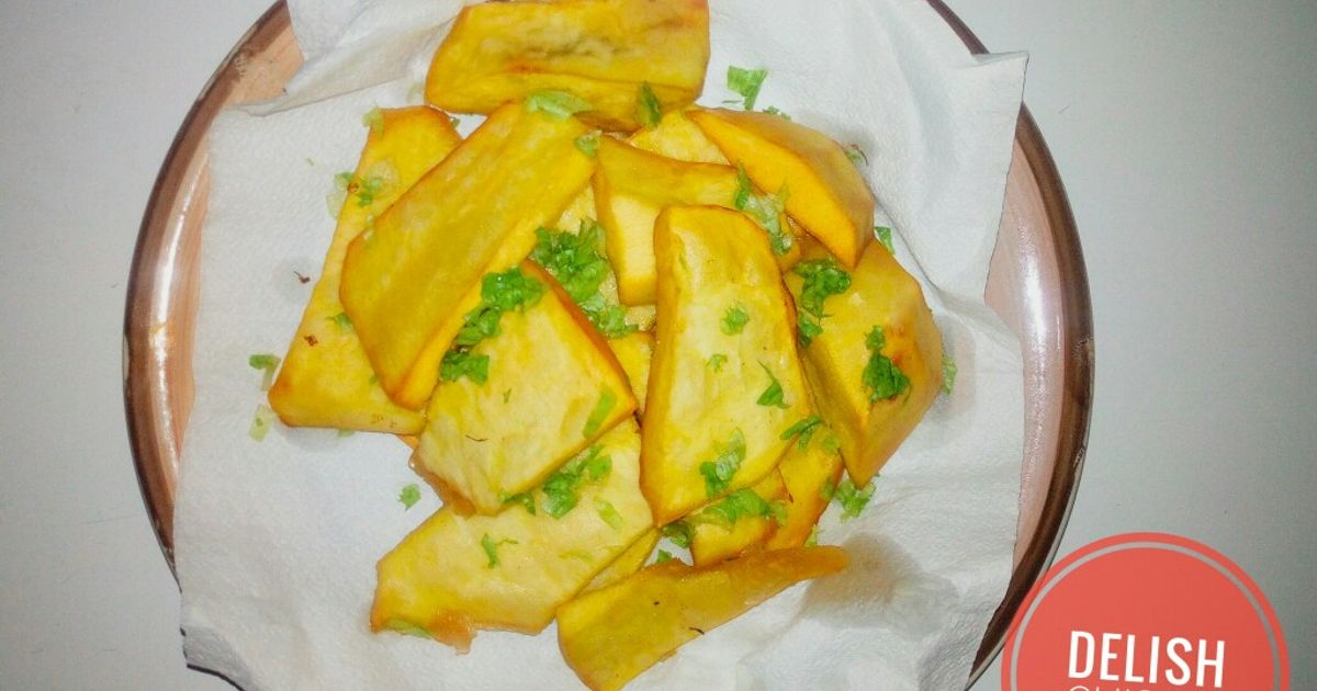 Crispy Fried Yam Recipe by Andrea💛(Delish Cuisine) - Cookpad