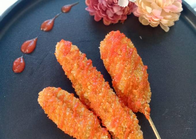 Resep 7. Corndog sosis oleh La Ila Fila - Cookpad