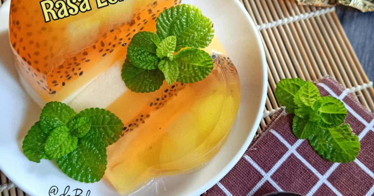 Resep 993. Puding Busa Rasa Lemon oleh JE deBloom - Cookpad