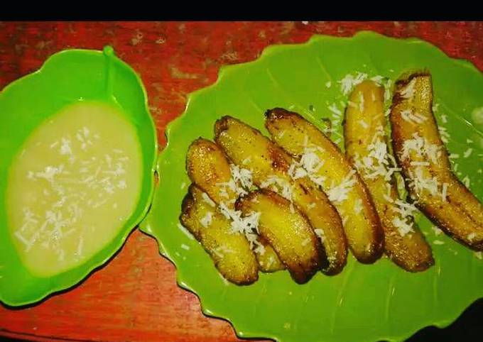 Resep Pisang Keju Saus SKM oleh Alang 黄 - Cookpad