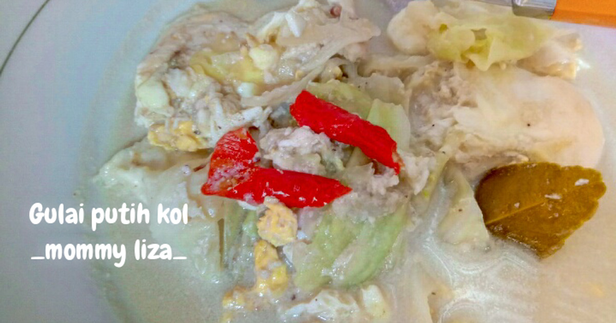 Resep Gulai Putih Kol Padang oleh Mommy Noly_za - Cookpad