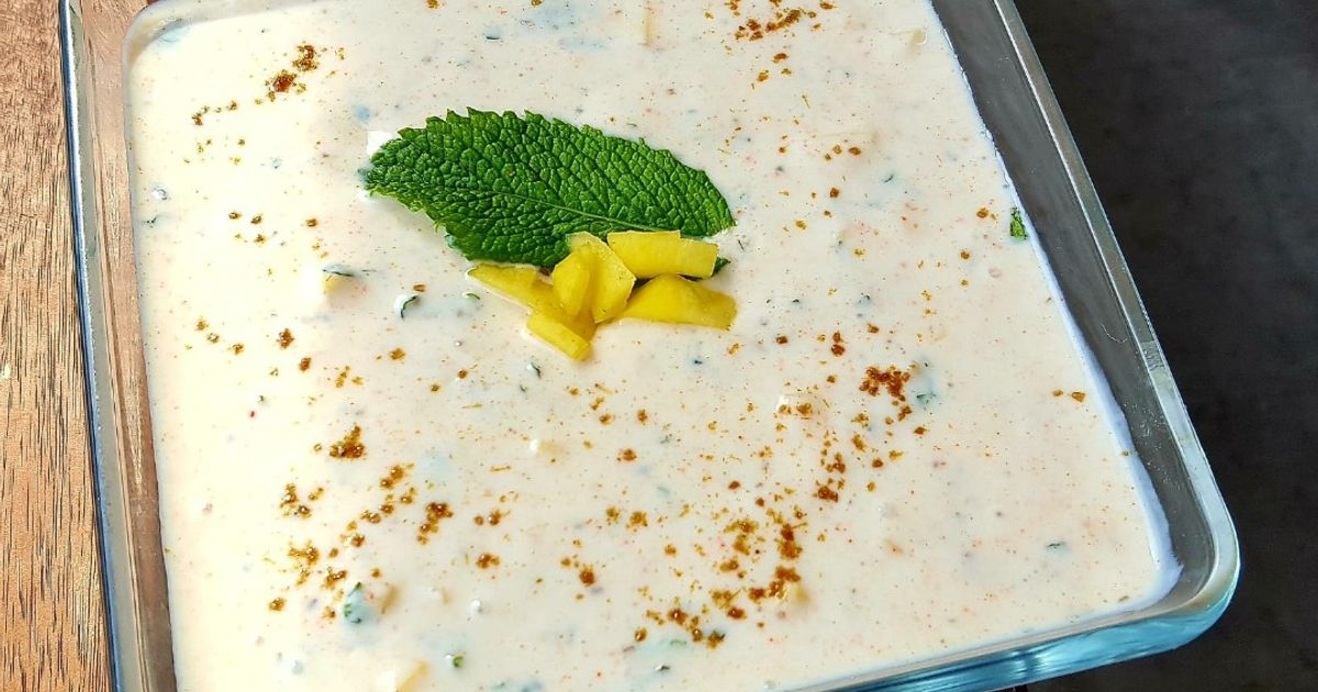 Mango Mint Raita Recipe by Saryia Shariq - Cookpad