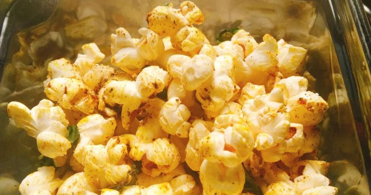 Cheesy masala popcorn Recipe by Tanvi Mulani - Cookpad