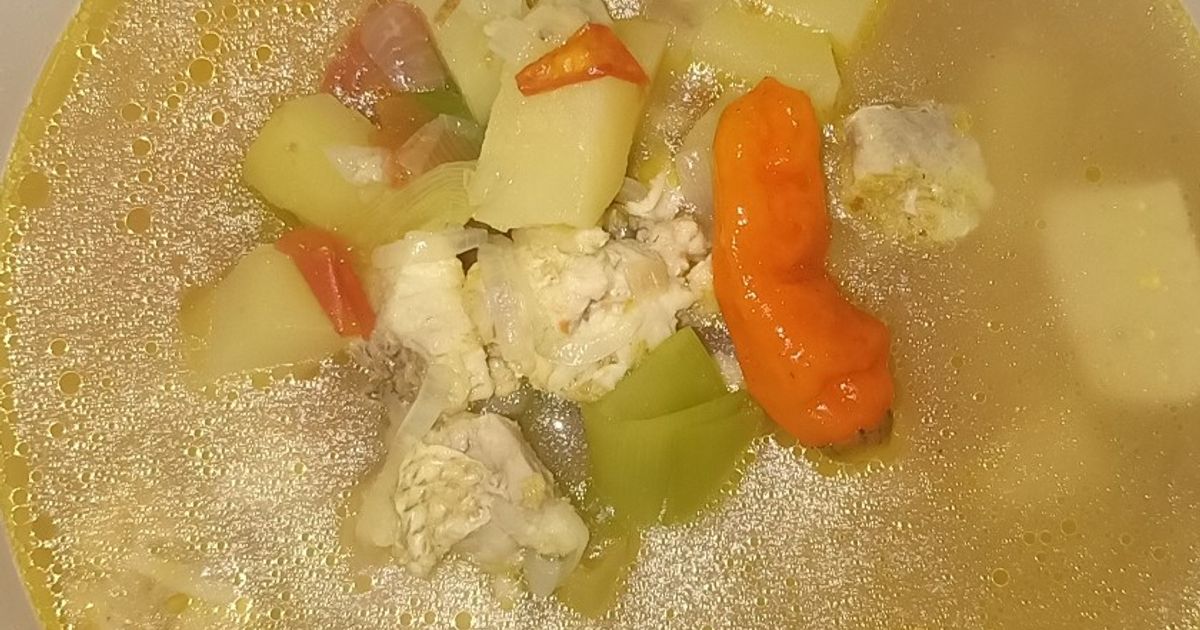 Resep Sup Ikan Kakap Putih Dengan Tahu Dan Kentang oleh Agung Chintya ...