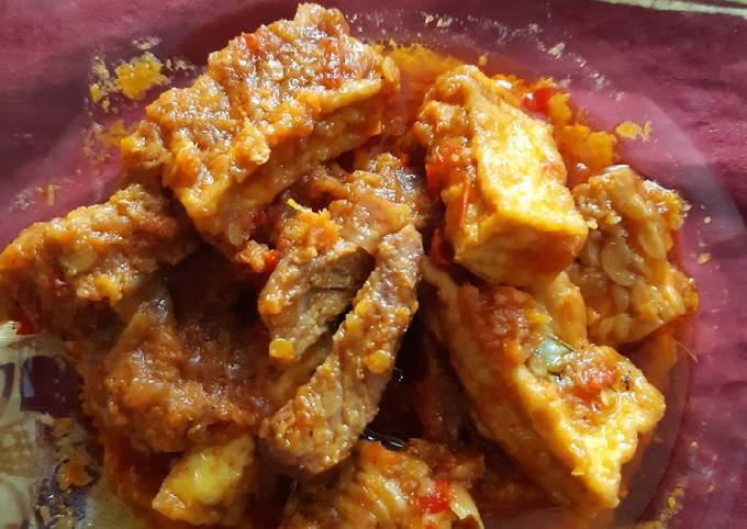 Resep Bali Tahu Tempe Daging oleh Rifka - Cookpad