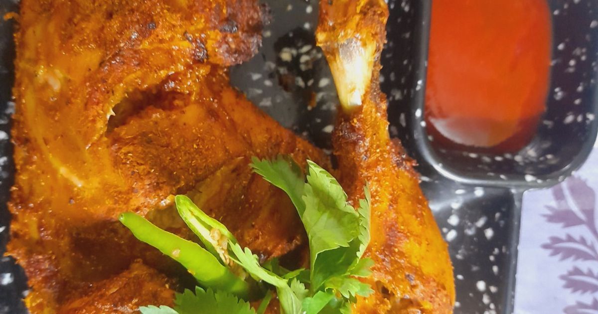 Roasted Chicken Leg 🍗Peice Recipe by Shivani - Cookpad