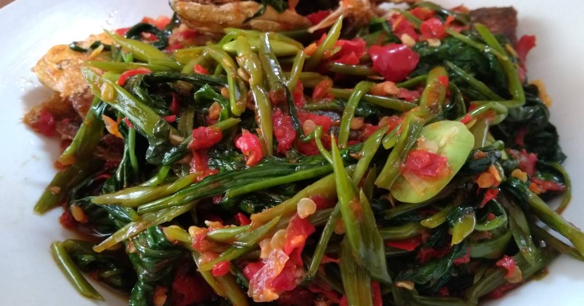 Resep 46. Tumis Kangkung Petai Ikan oleh DAPUR RAME - Cookpad