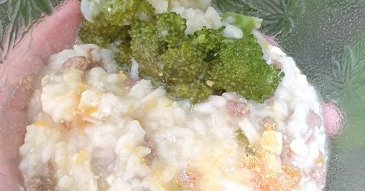 Resep Nasi tim daging brokoli oleh ifarida - Cookpad