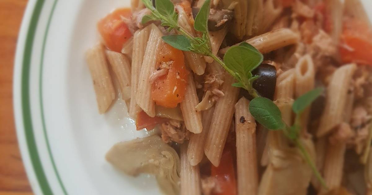 Pasta con atun en lata - 484 recetas caseras- Cookpad