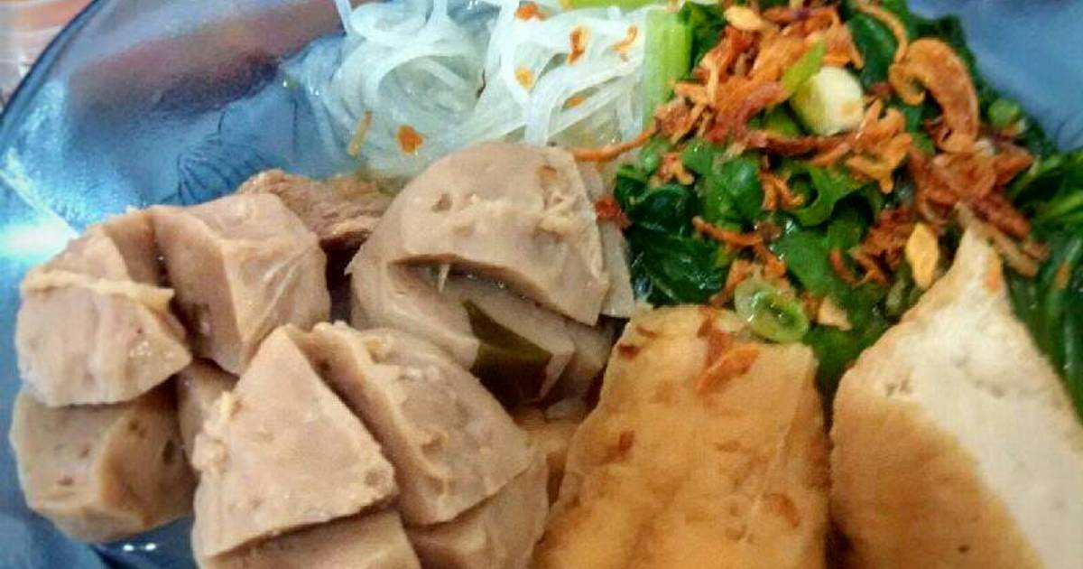 Resep Bakso Sapi Homemade oleh K3@nuB1ñ - Cookpad