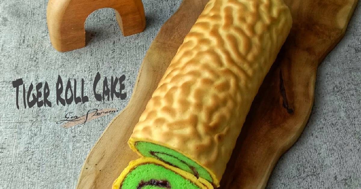 Resep Tiger Roll Cake oleh Een Nuraeni - Cookpad
