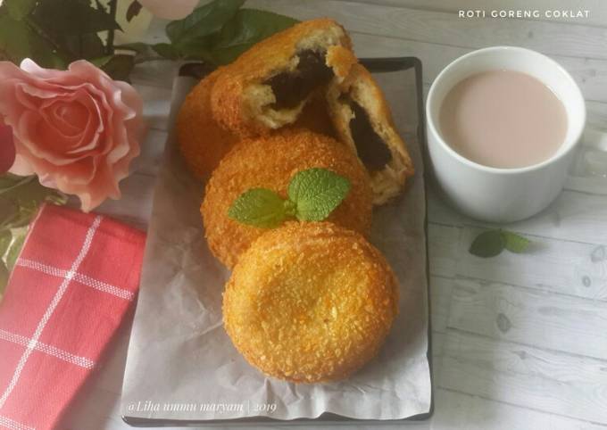 Resep Roti goreng coklat oleh Liha Ummu Maryam - Cookpad