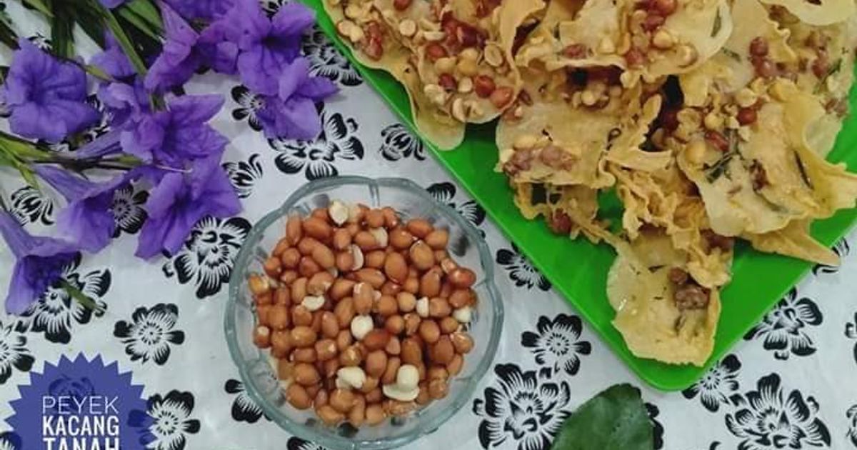 Resep Peyek Kacang Tanah oleh Bunga Mawar Merah - Cookpad