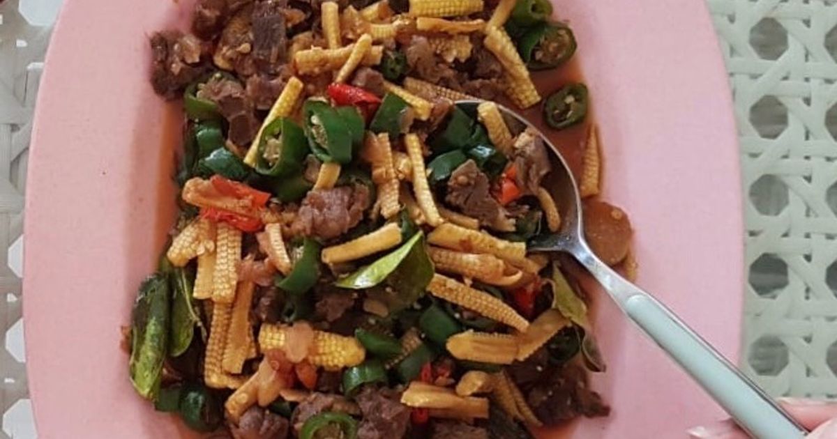 Resep Oseng Daging Sapi Baby Jagung oleh mellysa kusumawardhani - Cookpad