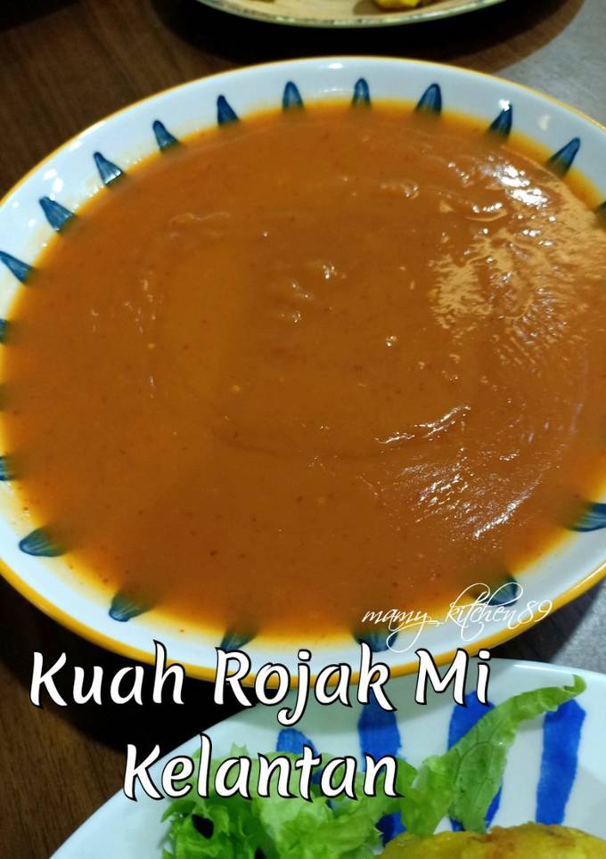 Resipi Kuah rojak Mee Kelantan oleh mamy_kitchen89 - Cookpad