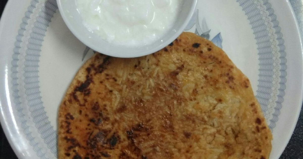 Rice Paratha With Curd Recipe by Shalu Babbar - Cookpad