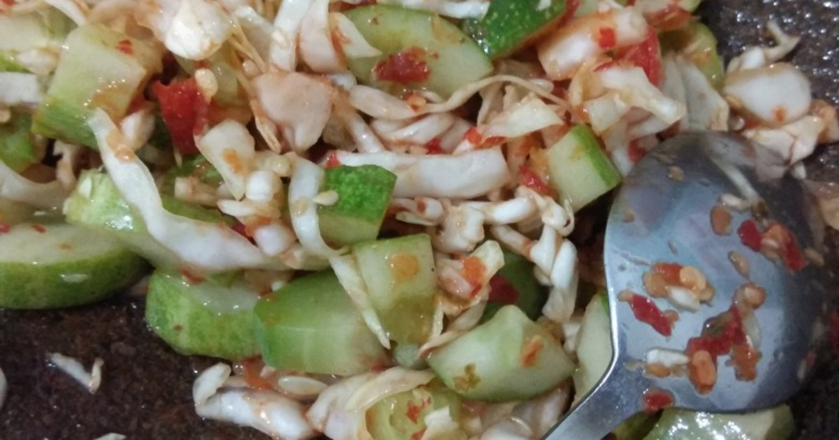 Resep Rujak Timun + Kol oleh Neng Titie - Cookpad