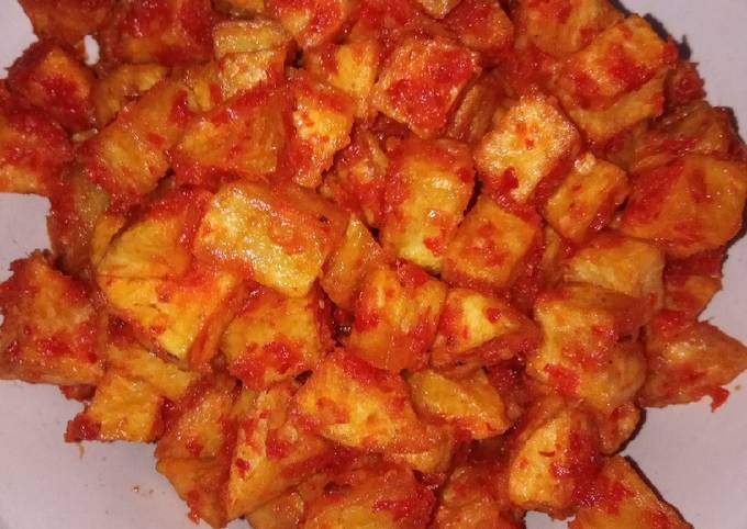Resep Kentang goreng balado simple oleh Zaa Uja - Cookpad
