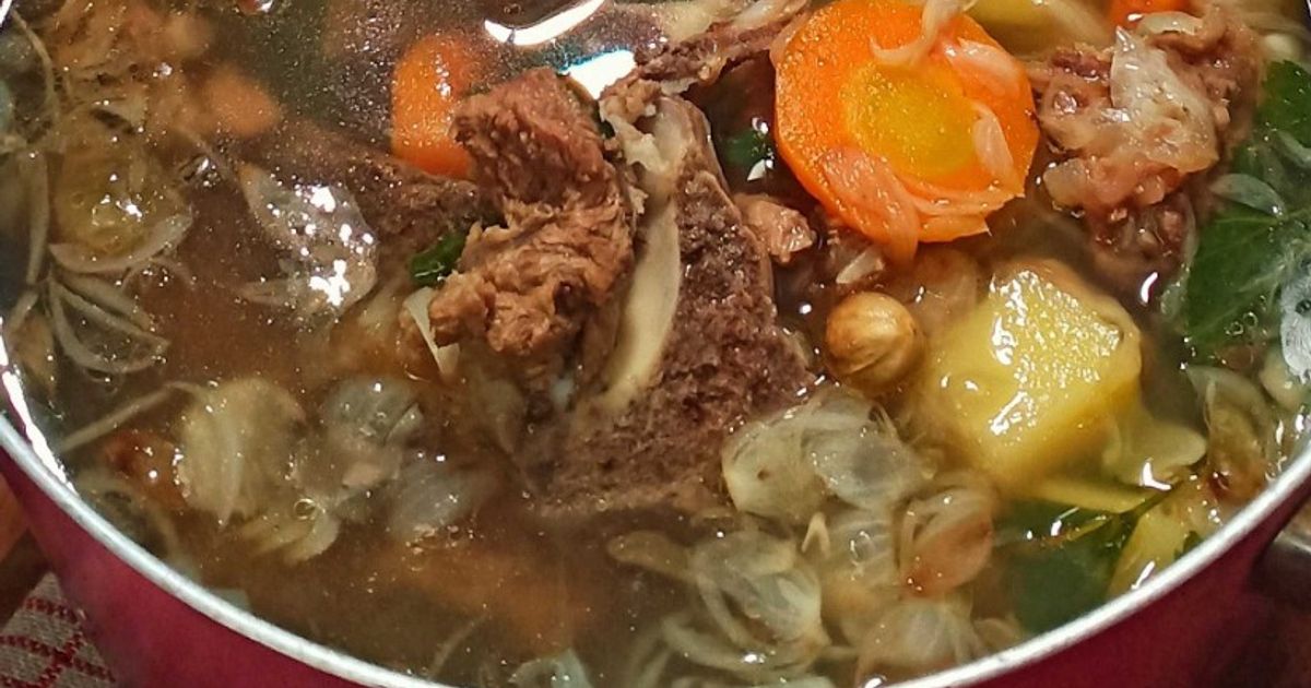 Resep sop tulang sapi padang rumahan enak dan mudah - Cookpad