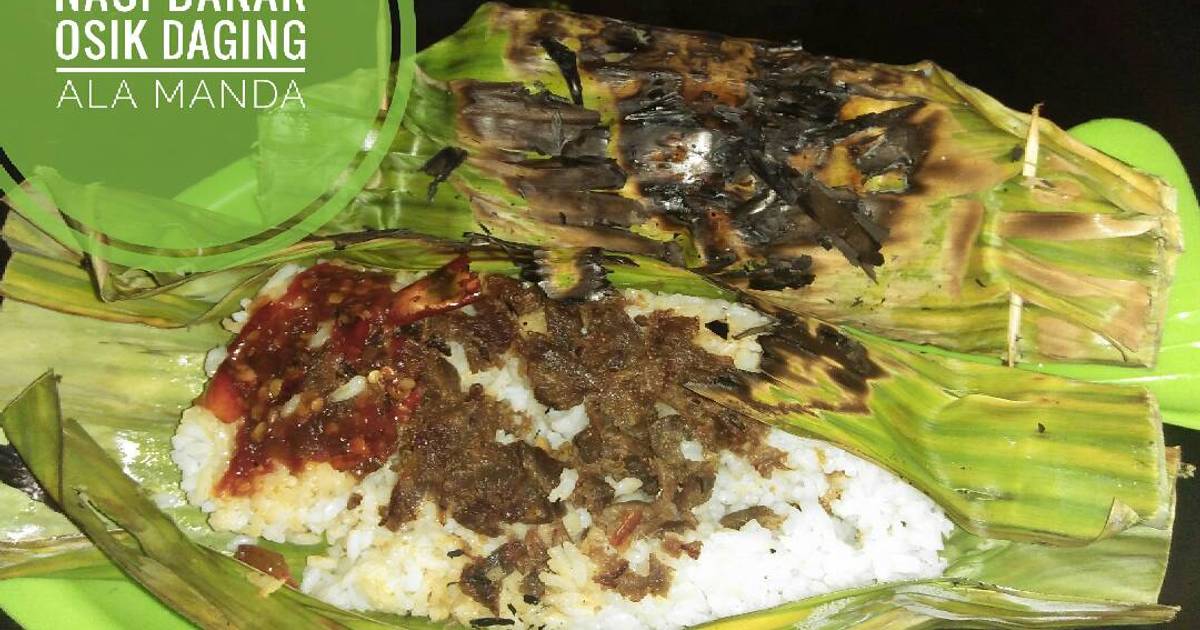 Resep Nasi Bakar Osik Daging oleh Av Riecha Ash-Su'udy - Cookpad