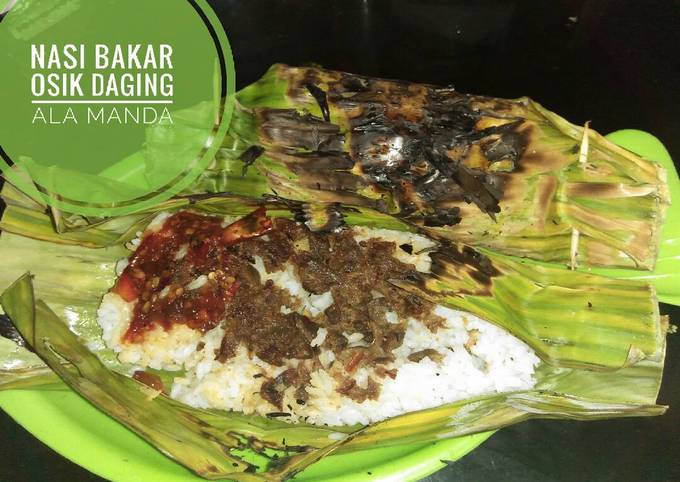 Resep Nasi Bakar Osik Daging oleh Av Riecha Ash-Su'udy - Cookpad
