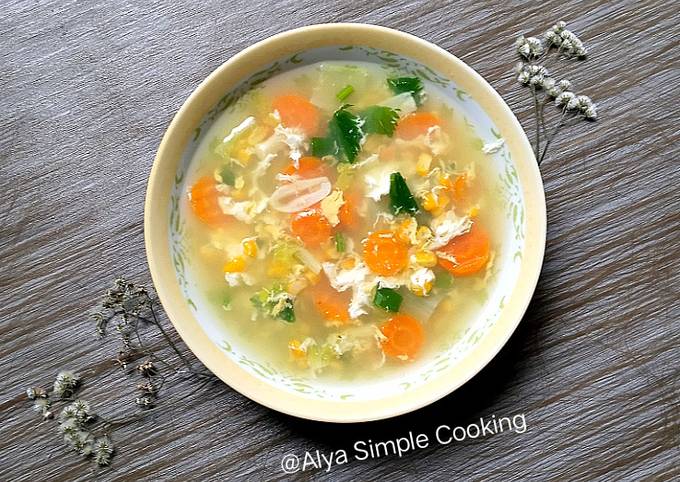 Resep Sup Telur Simple oleh Alya Nurfitri🍳 - Cookpad