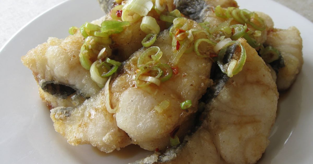 Fried White Fish With Spicy Ponzu Sauce Recipe by Hiroko Liston - Cookpad