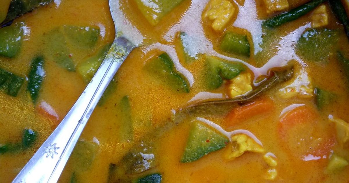Resep gulai tempe dan labu rumahan enak dan mudah - Cookpad