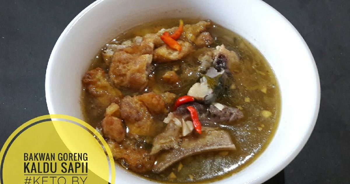 Resep Bakwan Goreng Daging Kuah Kaldu Sapi #Keto oleh Lilies - Cookpad