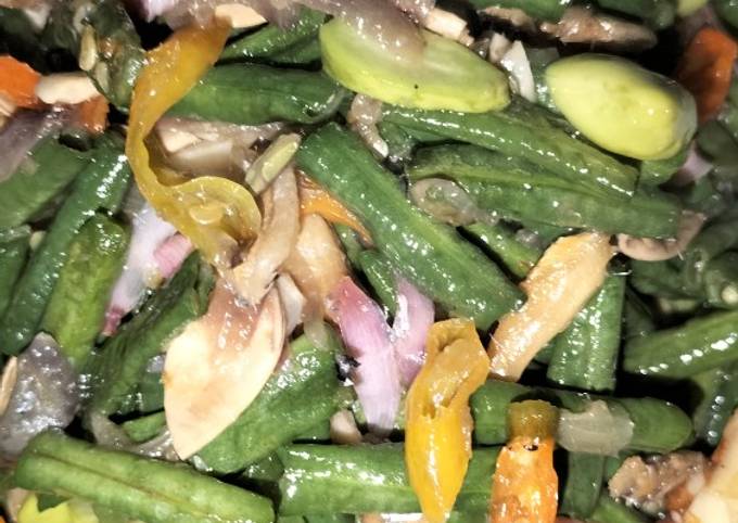 Resep Sayur kacang + kecombrang+teri+petai oleh Sri Eka Prawati - Cookpad