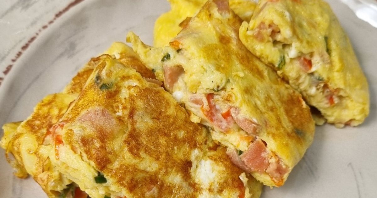 Resep omelet telur paprika rumahan enak dan mudah - Cookpad