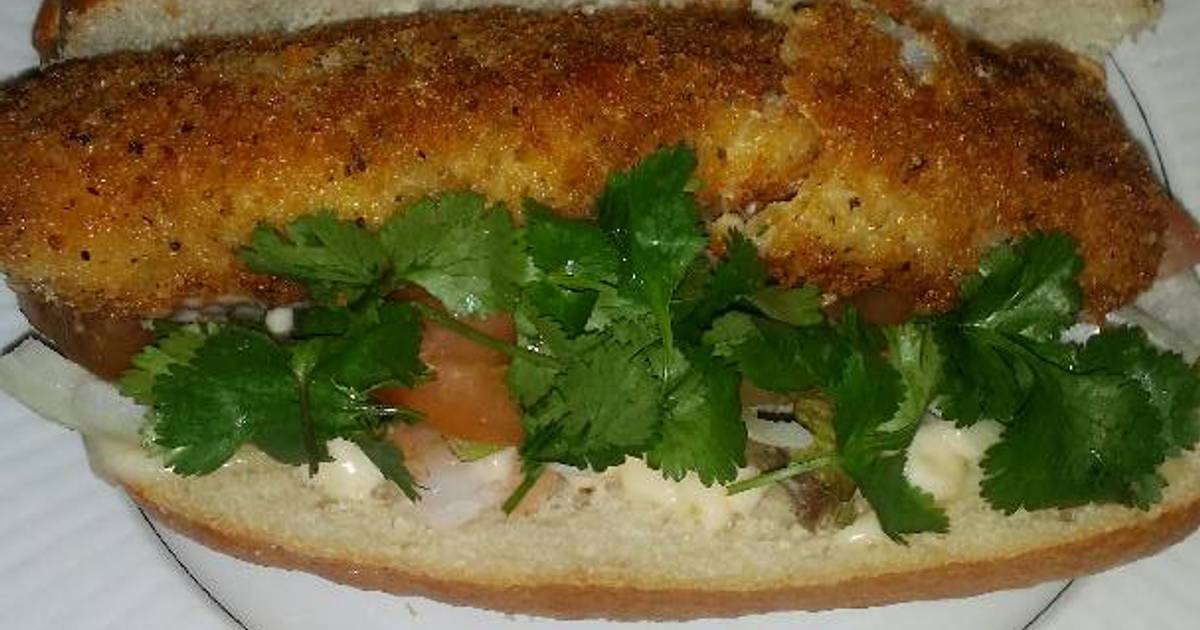 Brad's shrimp and cod po' boy Recipe by wingmaster835 - Cookpad