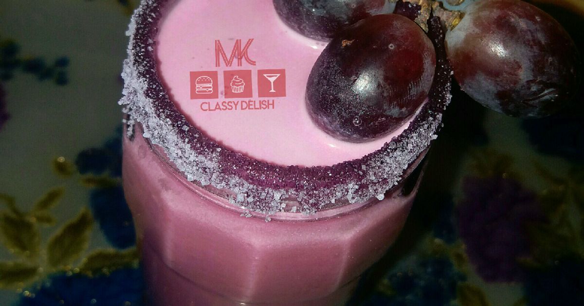 Grapes Smoothie Recipe by Mk classy Delish - Cookpad