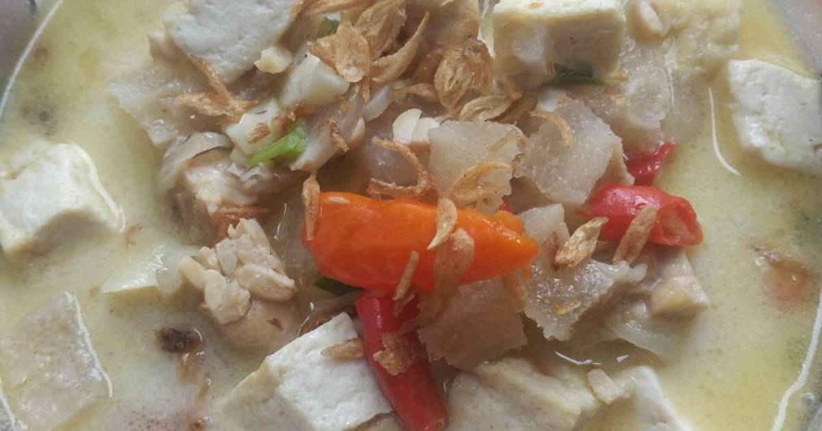 Resep Sayur tahu tempe cecek pedas bumbu iris oleh Cahyani Puji - Cookpad