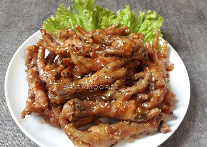 Resep Ceker Mercon oleh Rita Kartika - Cookpad