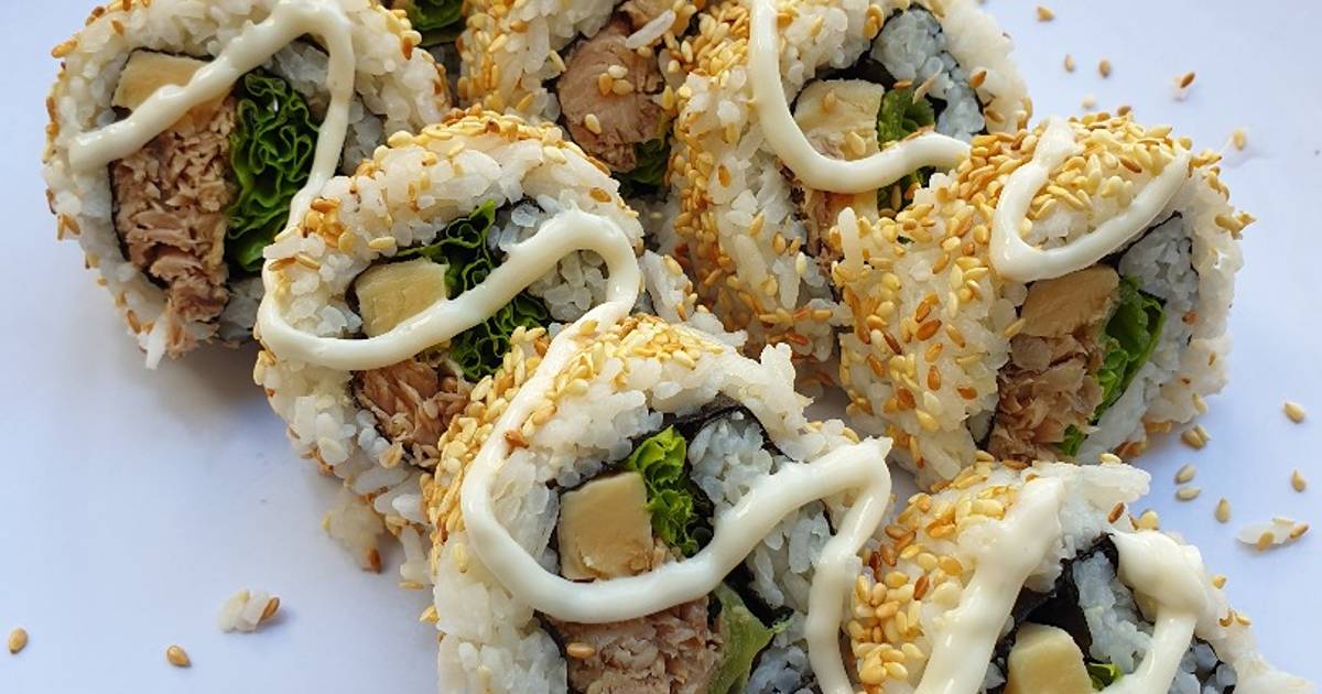 Resep Cheese tuna sushi roll oleh Wahyuni - Cookpad