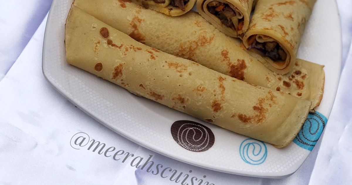Beef Rolled Crepe Recipe by Meerah's Cuisine - Cookpad
