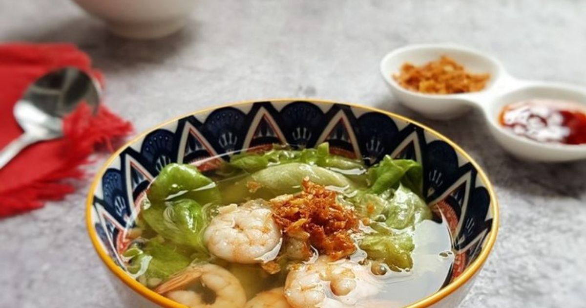Resep Sup Selada Udang oleh zisca - Cookpad