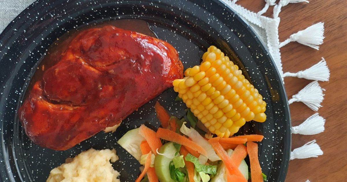 Pechuga De Pollo Con Bbq Al Horno Receta de Karen Alicia- Cookpad